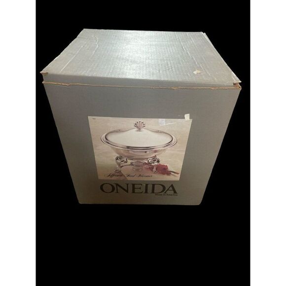 Oneida | Dining | Nob Oneida Silver Platedjefferson Food Warmer ...